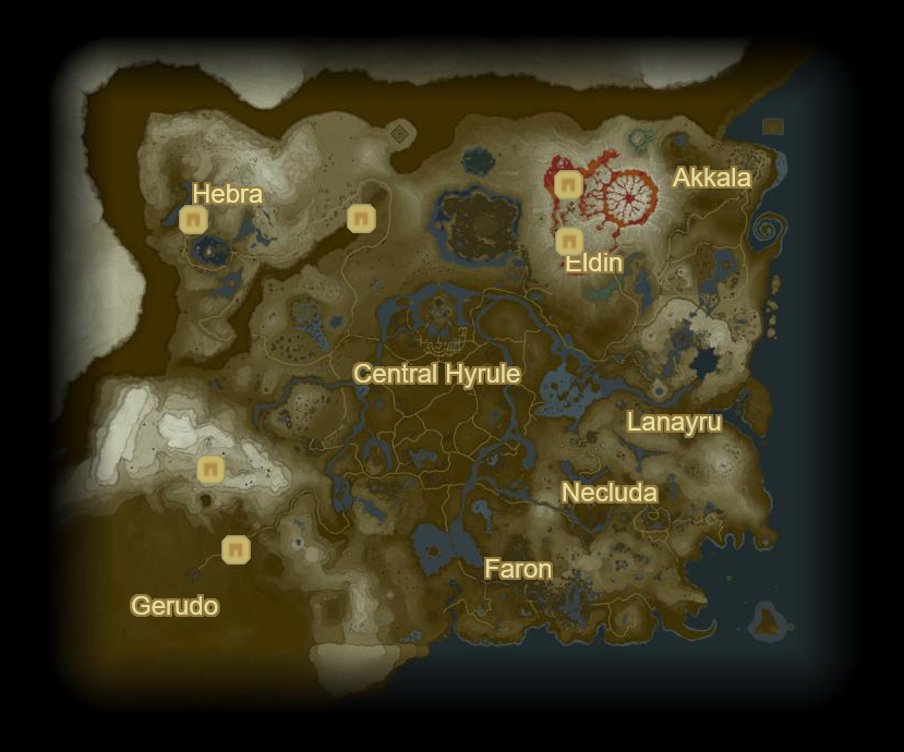 Zeldalandia - The Legend Of Zelda: Breath Of The Wild - Kartat